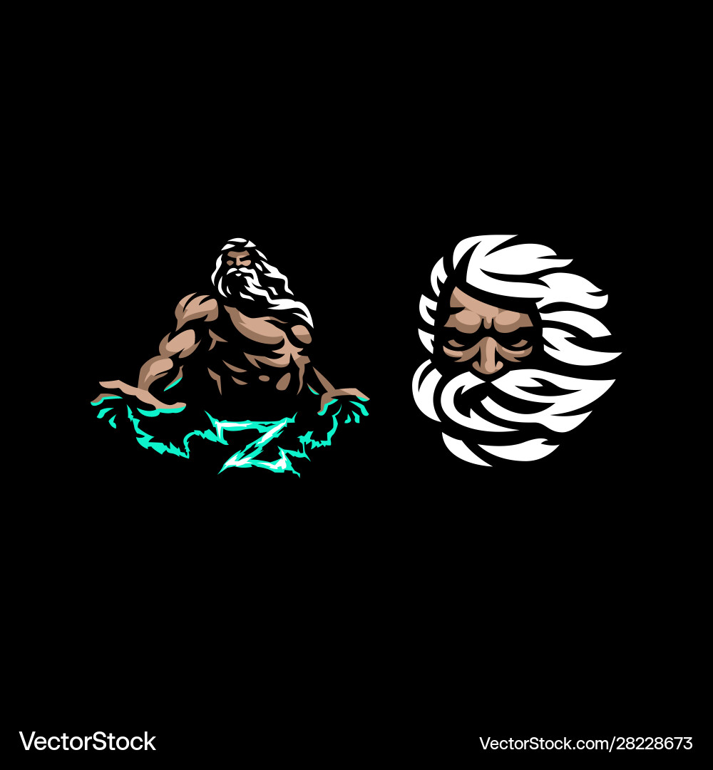Greek god zeus Royalty Free Vector Image - VectorStock
