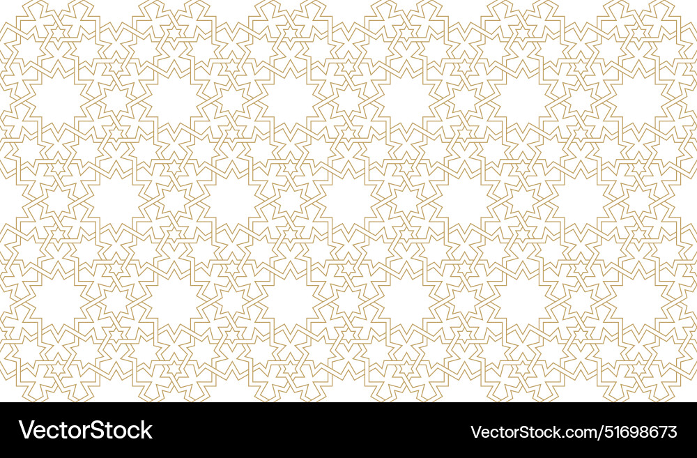 Seamless geometric pattern in authentic arabian Vector Image