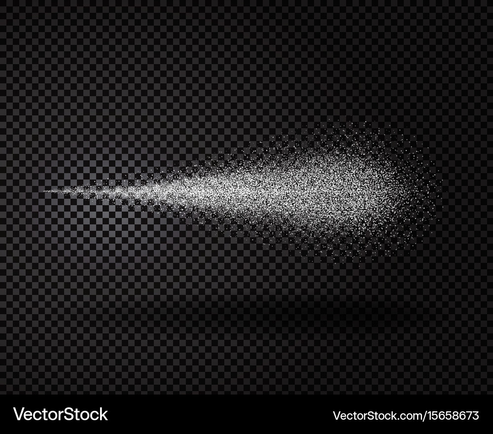 Water spray effect mist of atomizer element Vector Image