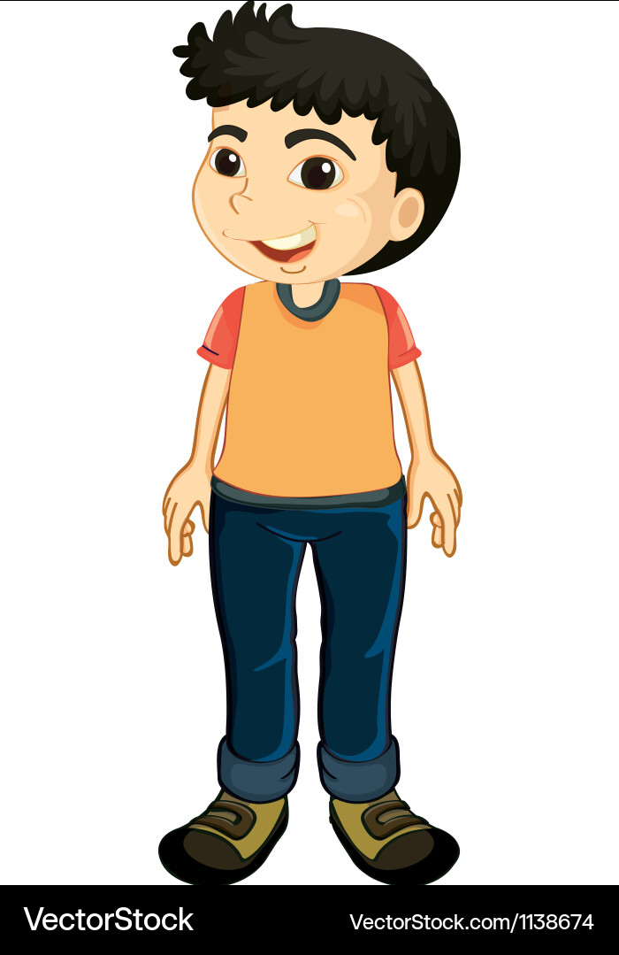 A boy Royalty Free Vector Image - VectorStock