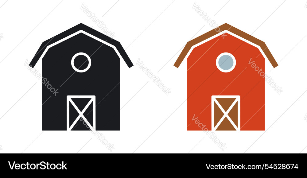 Barn icon Royalty Free Vector Image - VectorStock