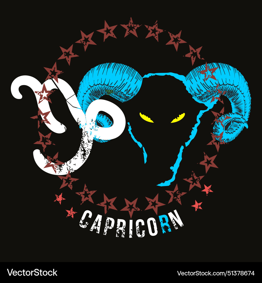 Capricorn Royalty Free Vector Image - VectorStock