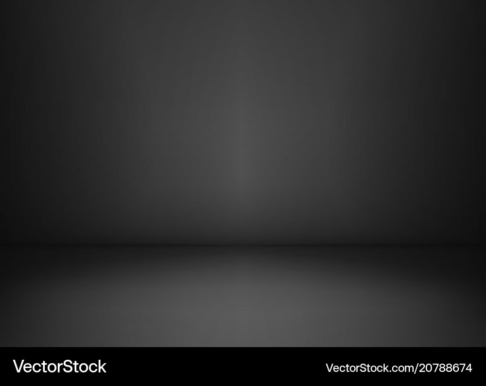 Dark Empty Studio Room Royalty Free Vector Image