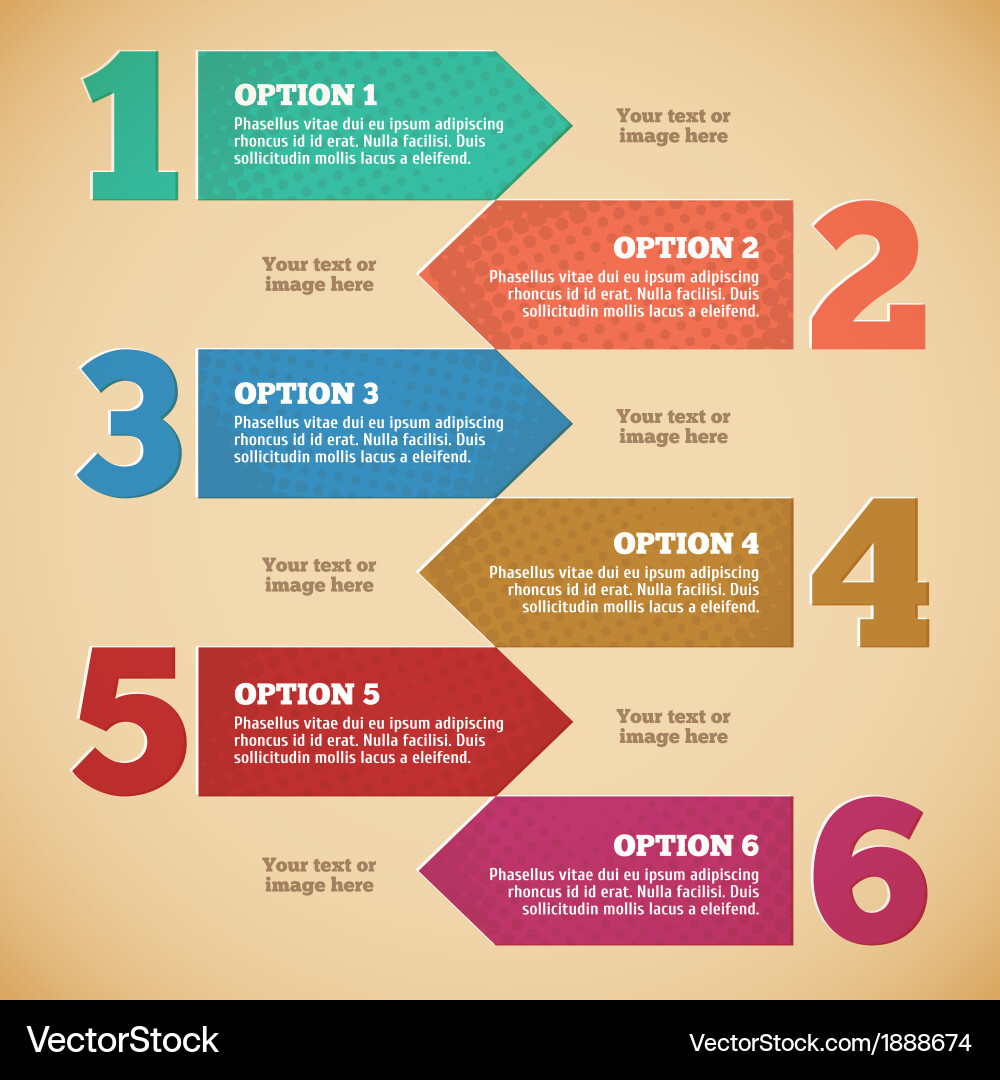 Paper progress background Royalty Free Vector Image