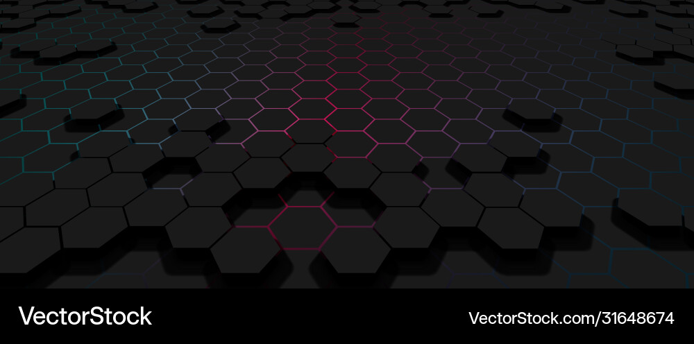 Pattern hexagon background abstract Royalty Free Vector