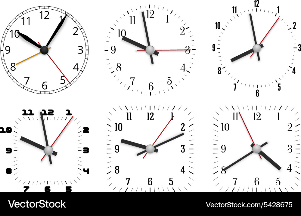 Square Watch Face Vector Images (over 1,200)