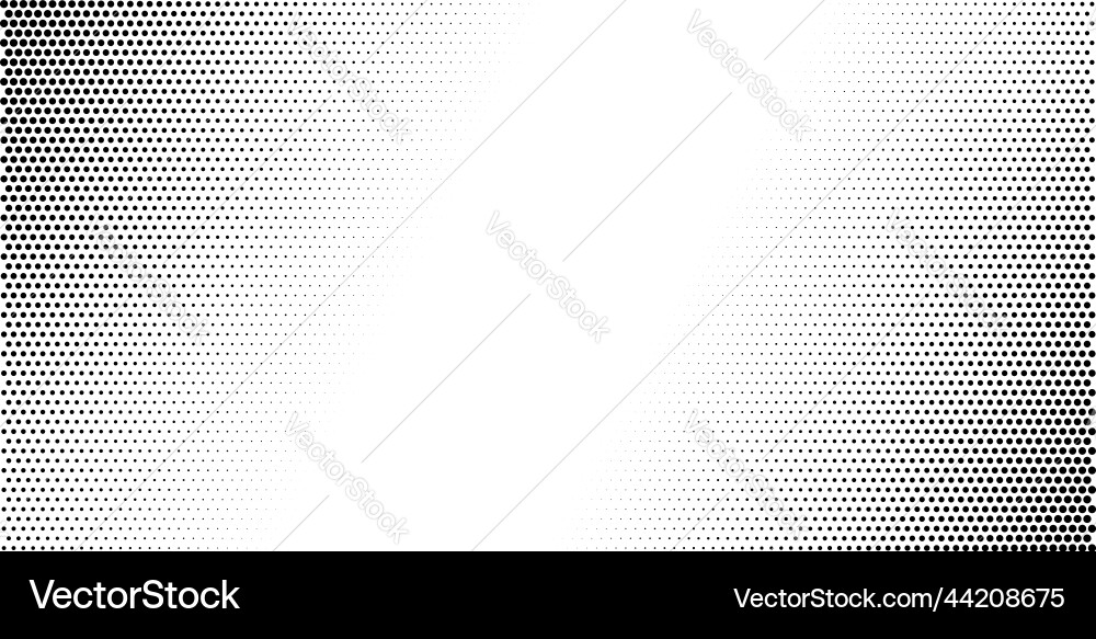 Halftone effect dotted gradient background Vector Image