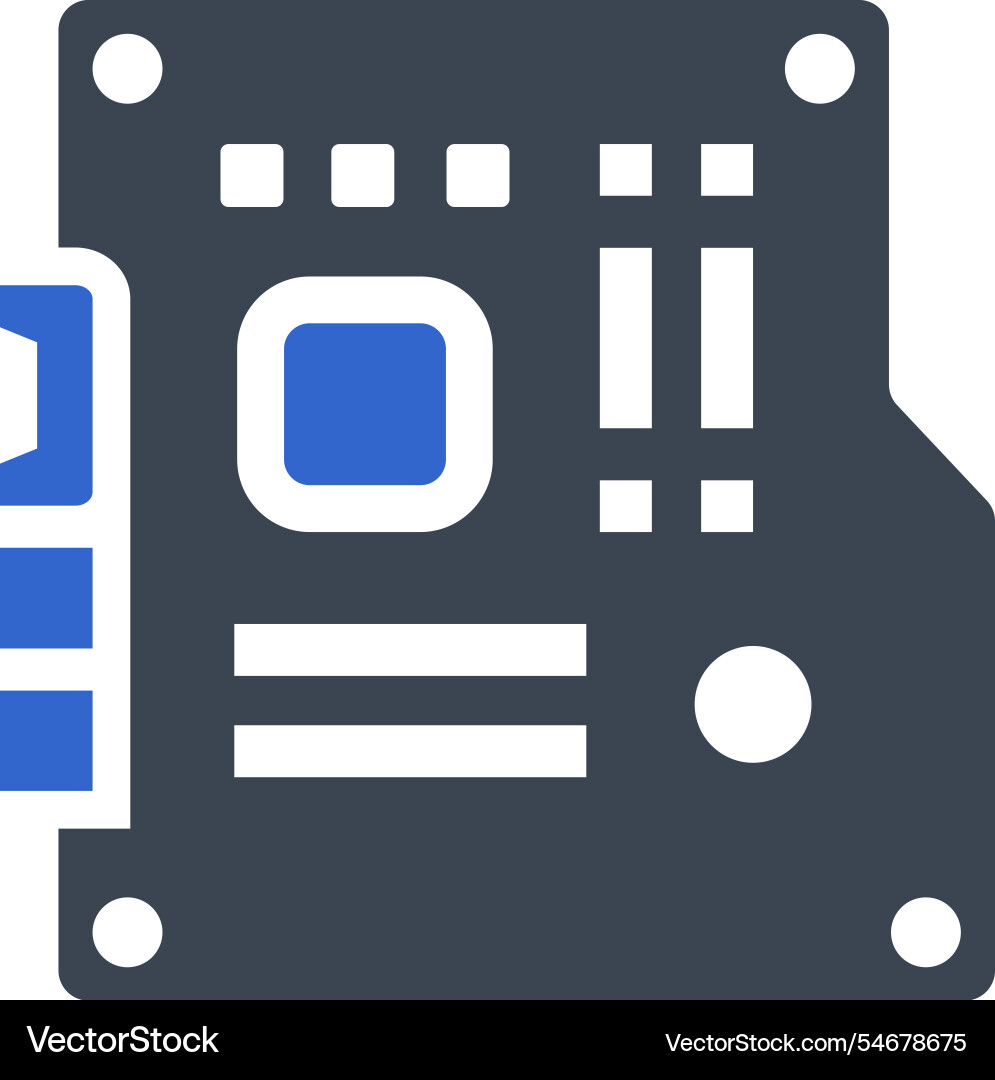 Motherboard icon Royalty Free Vector Image - VectorStock