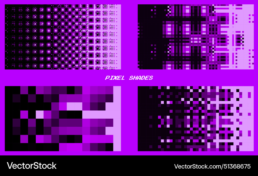 Pixel Desintegration Hintergrund Kunst 8 Bit Objekte