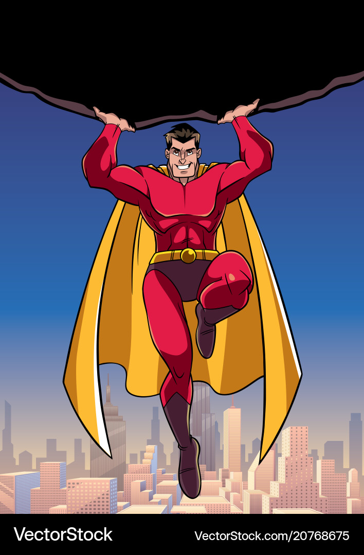 Superhero Lifting Vector Images (over 190)