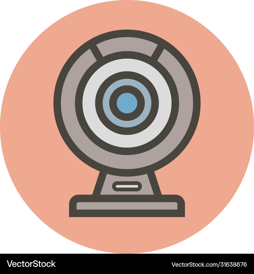 Webcam Royalty Free Vector Image - VectorStock