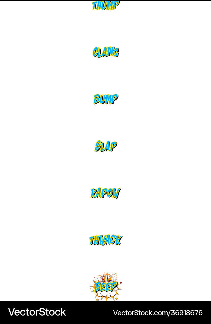 Word beep on comic cloud explosion background Vector Image