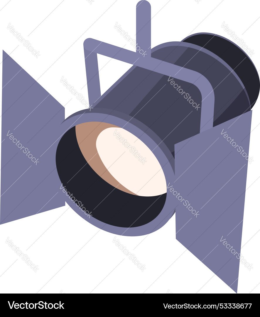 Big professional studio lighting equipment hanging