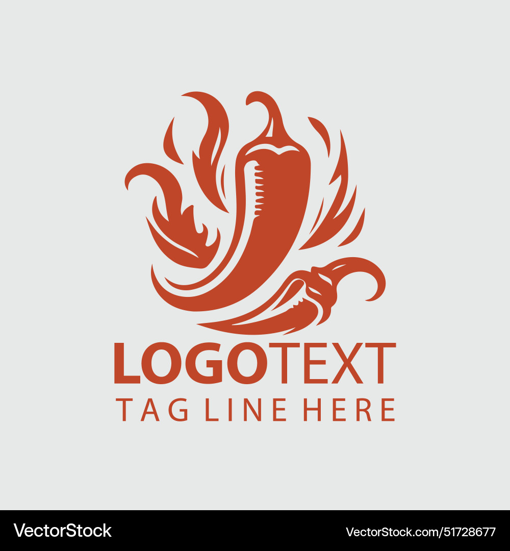 Chilli logo Royalty Free Vector Image - VectorStock