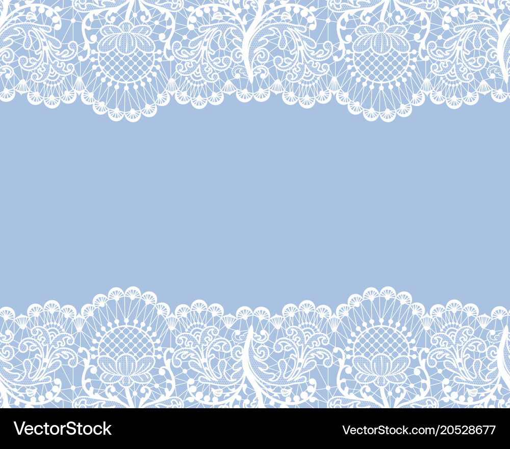Seamless white lace Royalty Free Vector Image - VectorStock