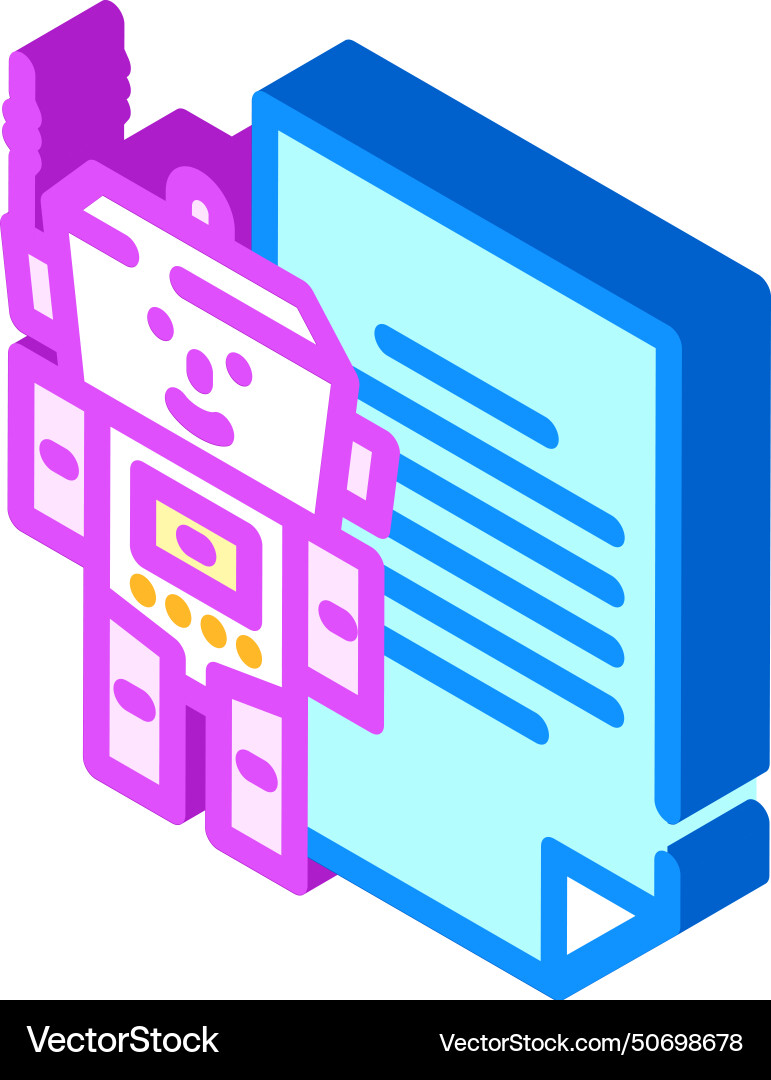 Robots txt seo isometric icon Royalty Free Vector Image Robots txt seo isometric icon Royalty Free Vector Image