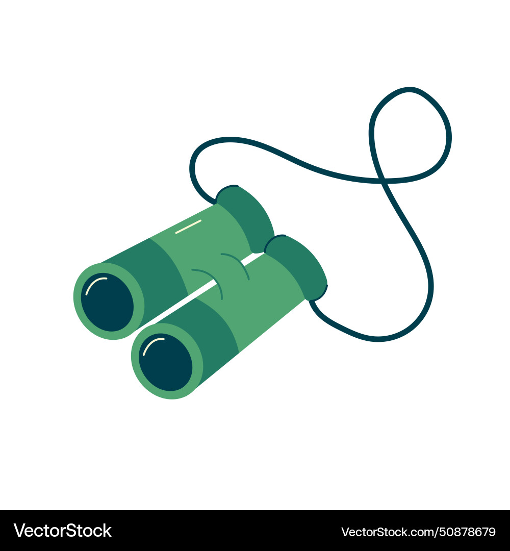 Binoculars isolated element Royalty Free Vector Image