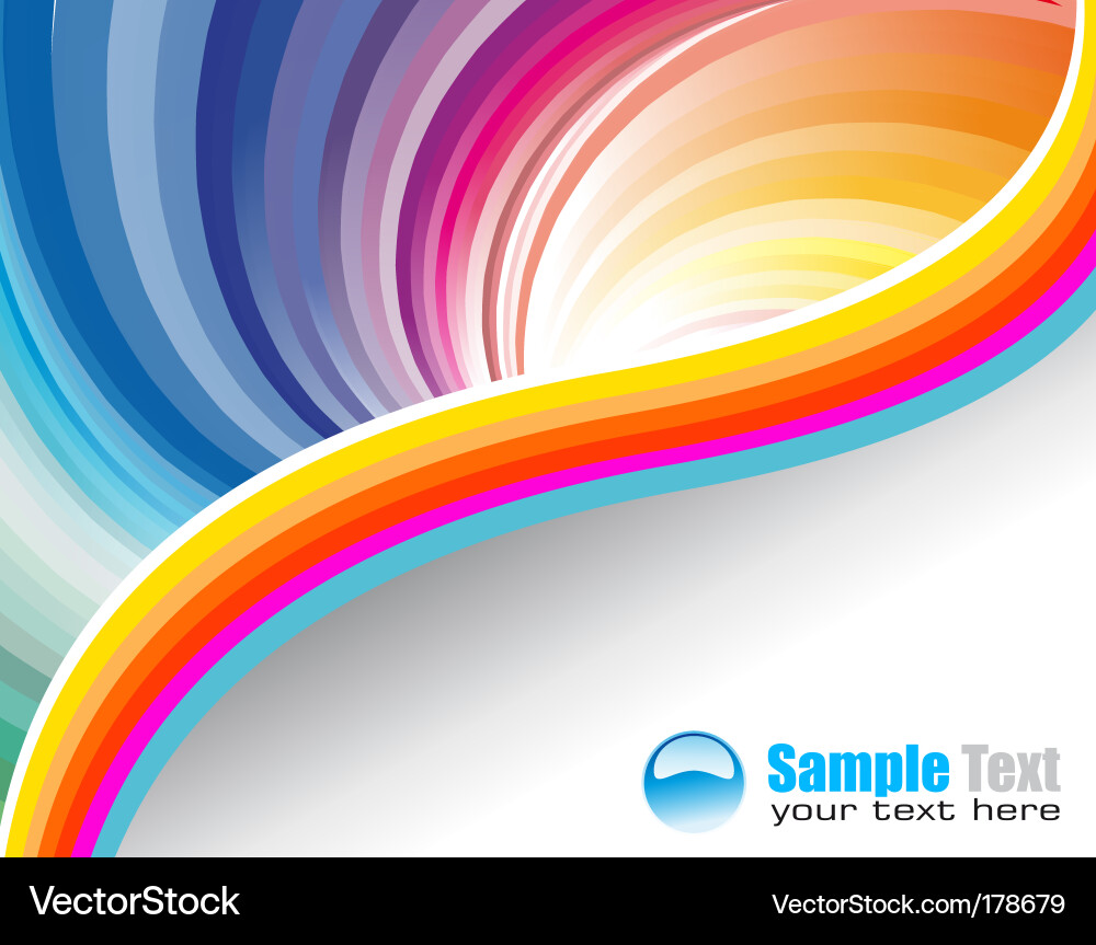Business rainbow Royalty Free Vector Image - VectorStock