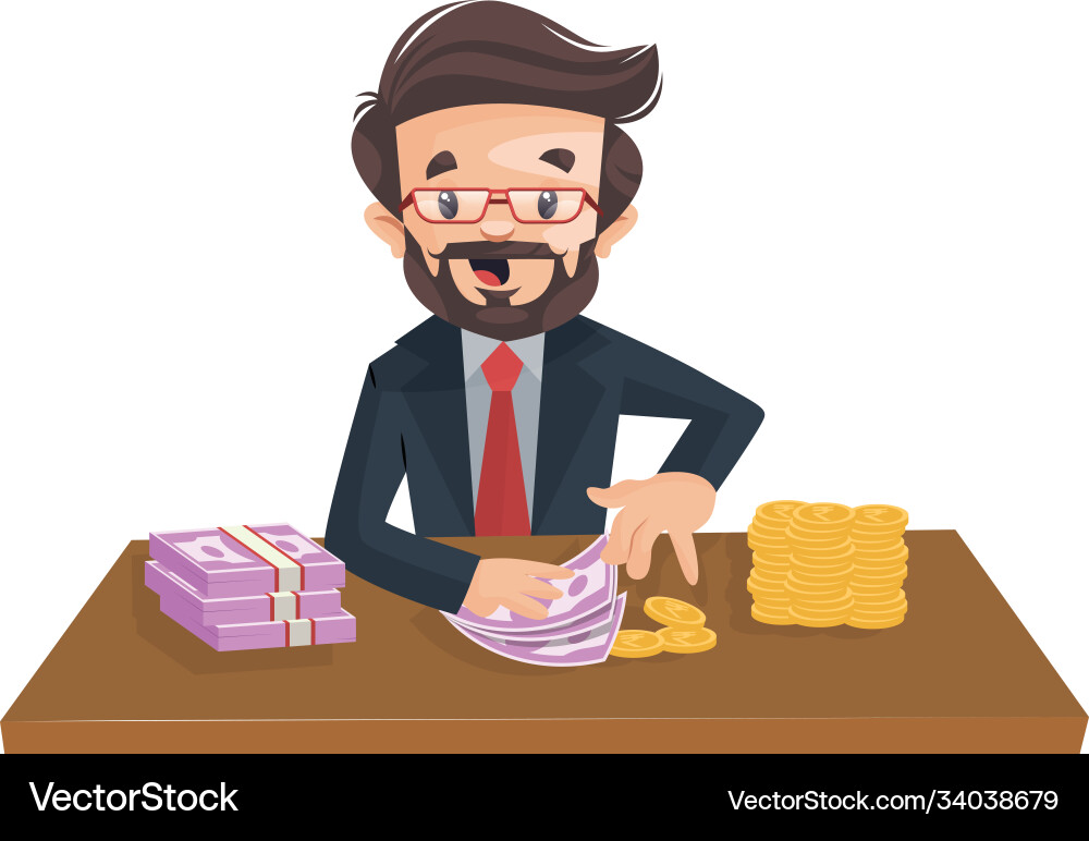 Financial advisor Royalty Free Vector Image - VectorStock