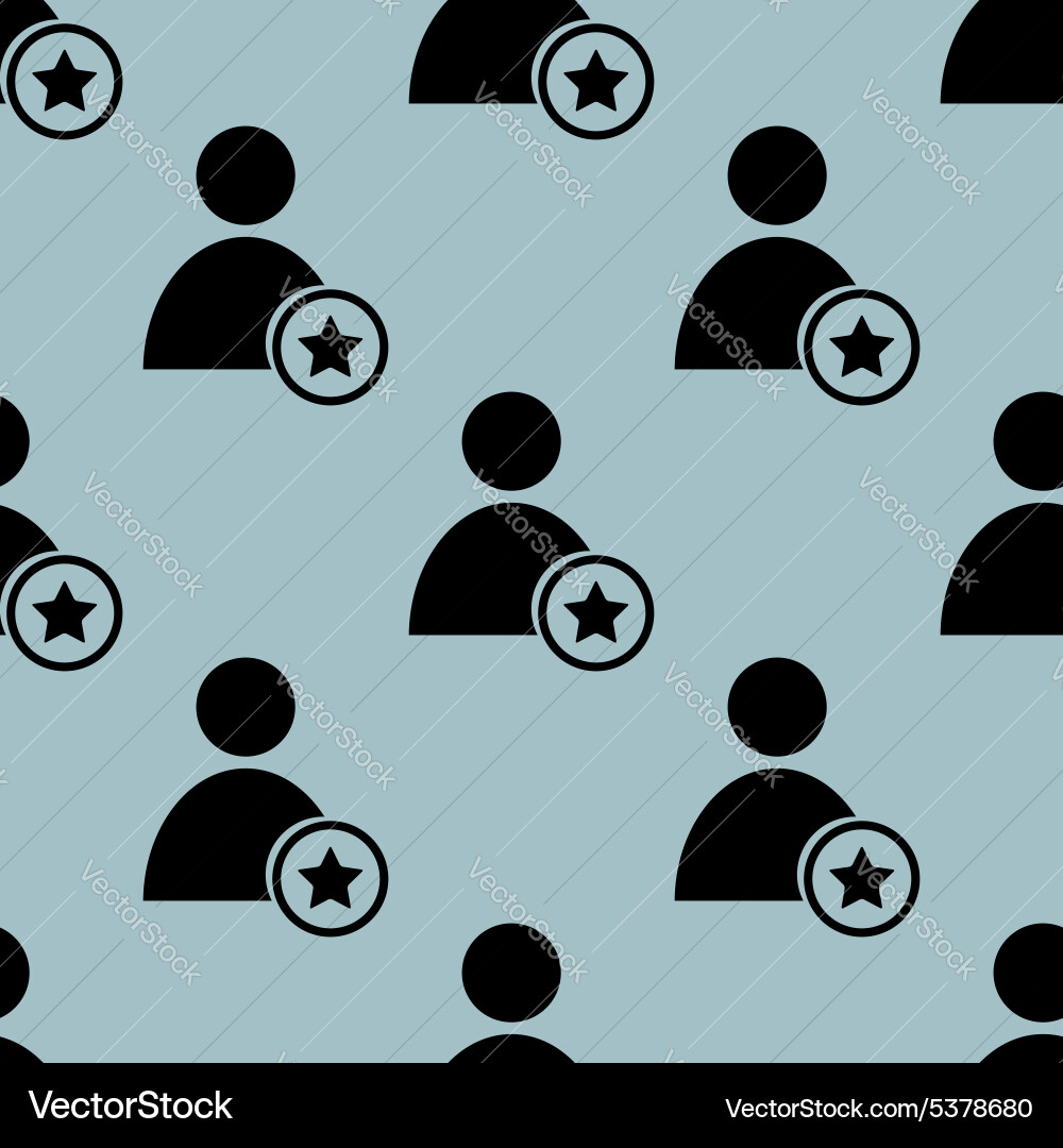 Pale blue favorite user pattern Lizenzfreies Vektorbild