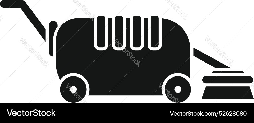 Professional cleaning equipment with rotating Vector Image