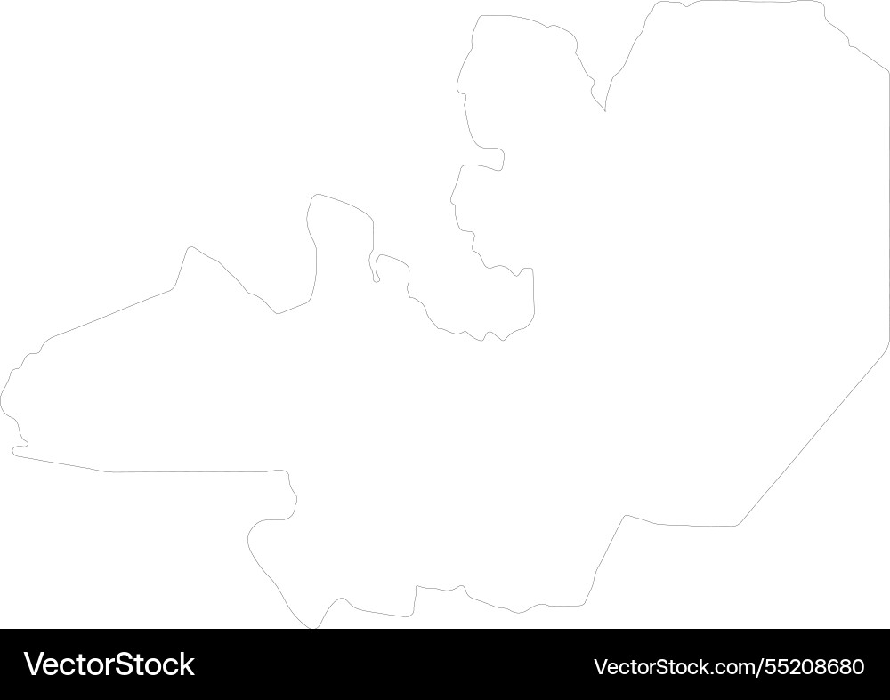 Salta argentina outline map Royalty Free Vector Image