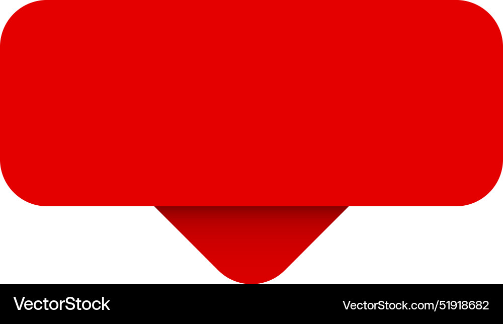 Blank sticker sign on transparent background Vector Image