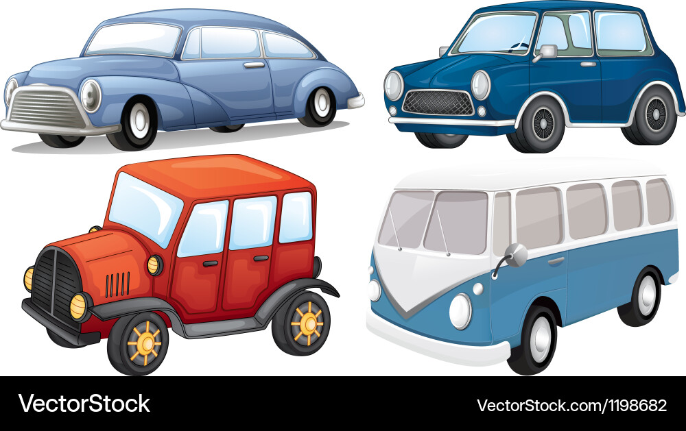 Different vehicle styles Royalty Free Vector Image