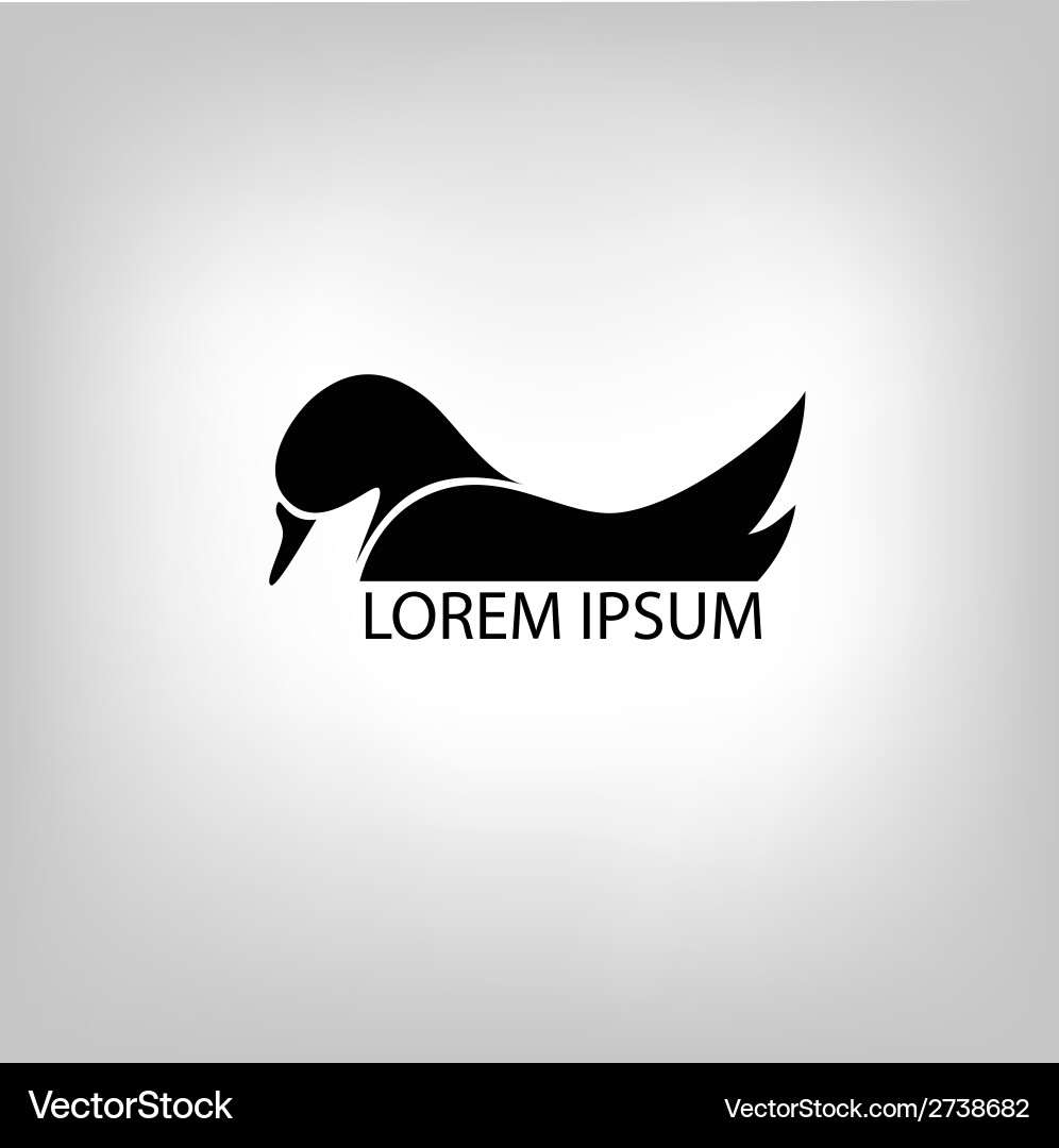Duck icon Royalty Free Vector Image - VectorStock