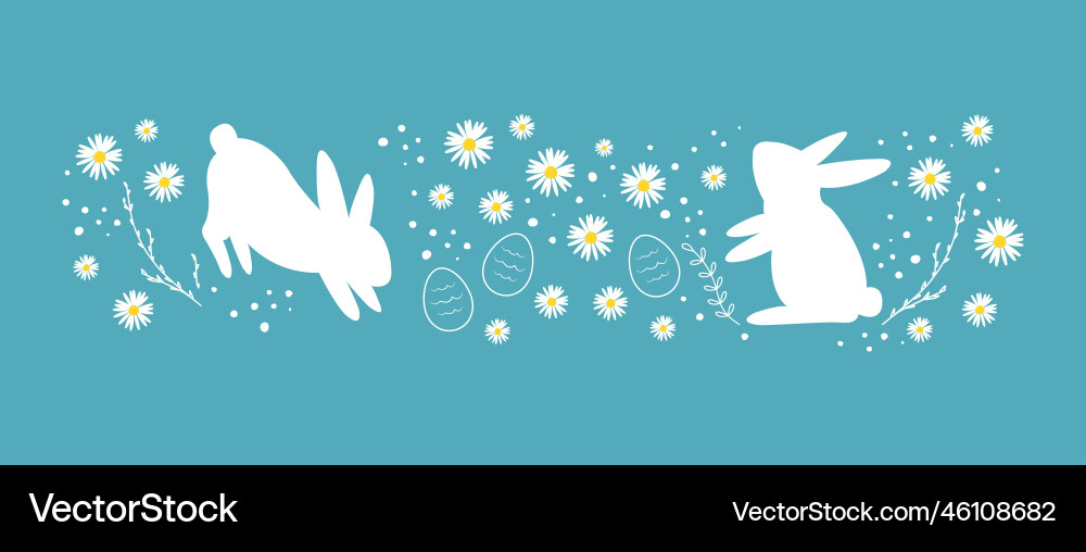 Easter banner Royalty Free Vector Image - VectorStock