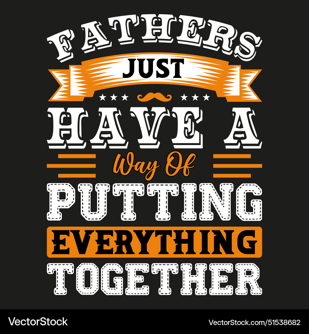 Putting everything together t-shirt design Vector Image