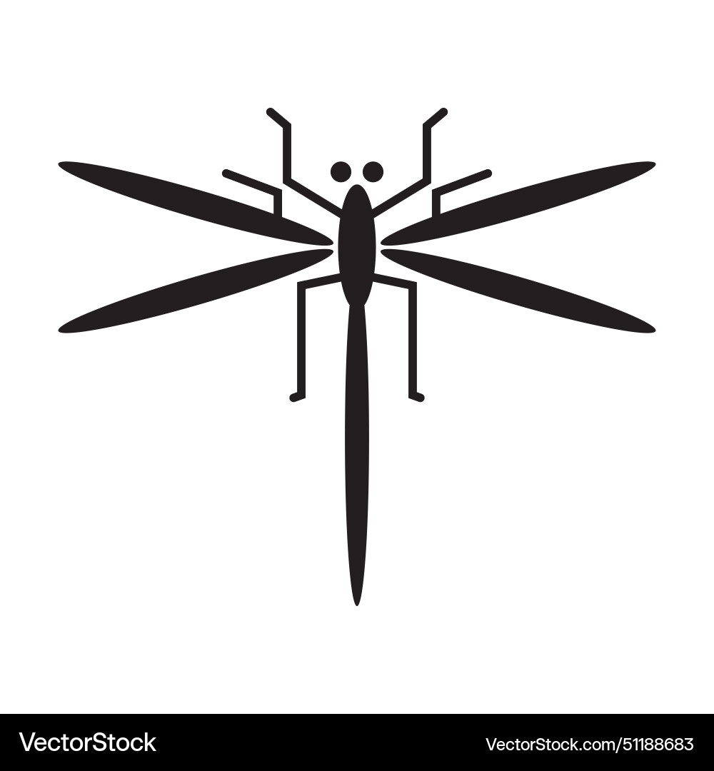 Dragonfly icon Royalty Free Vector Image - VectorStock