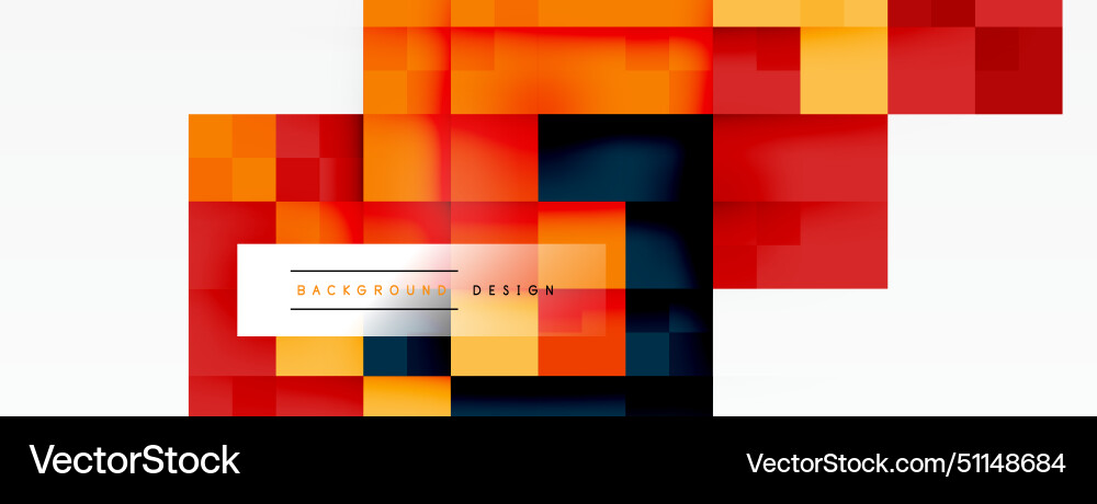 Colorful abstract background with red yellow Vector Image