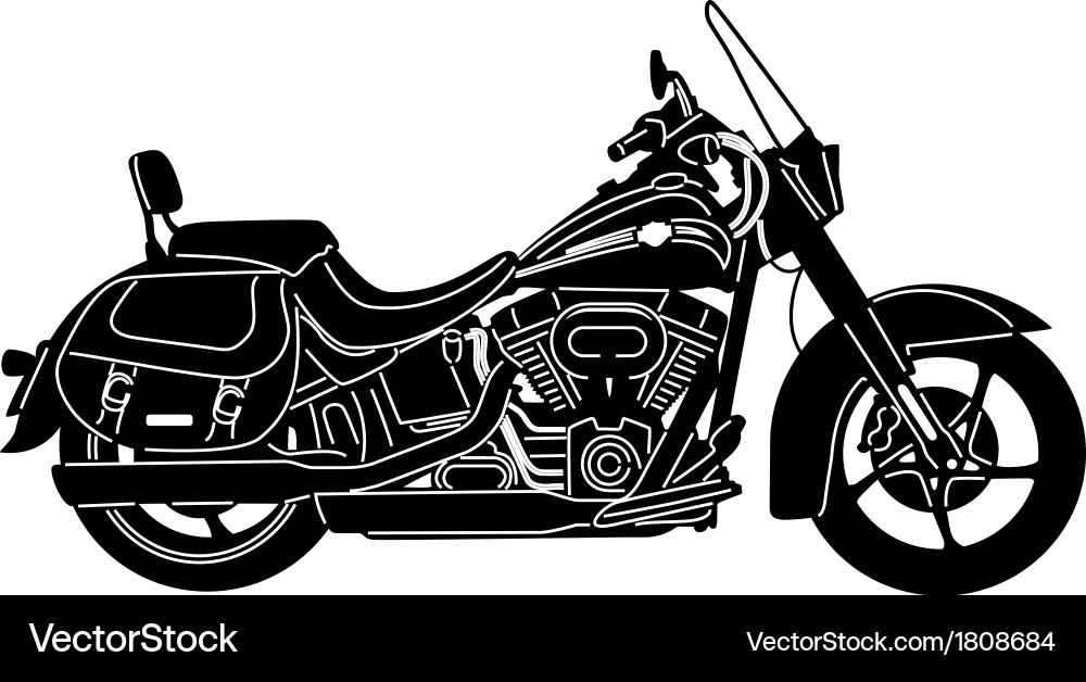Motorcycle package - detailed Royalty Free Vector Image