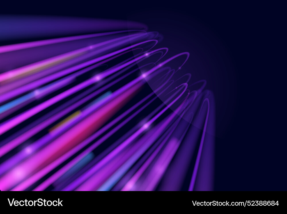 Realistic neon lights background Royalty Free Vector Image