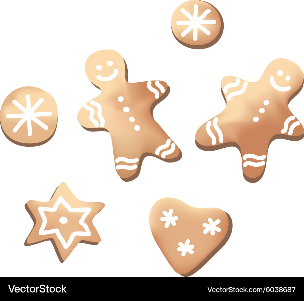 Christmas cookies Royalty Free Vector Image - VectorStock