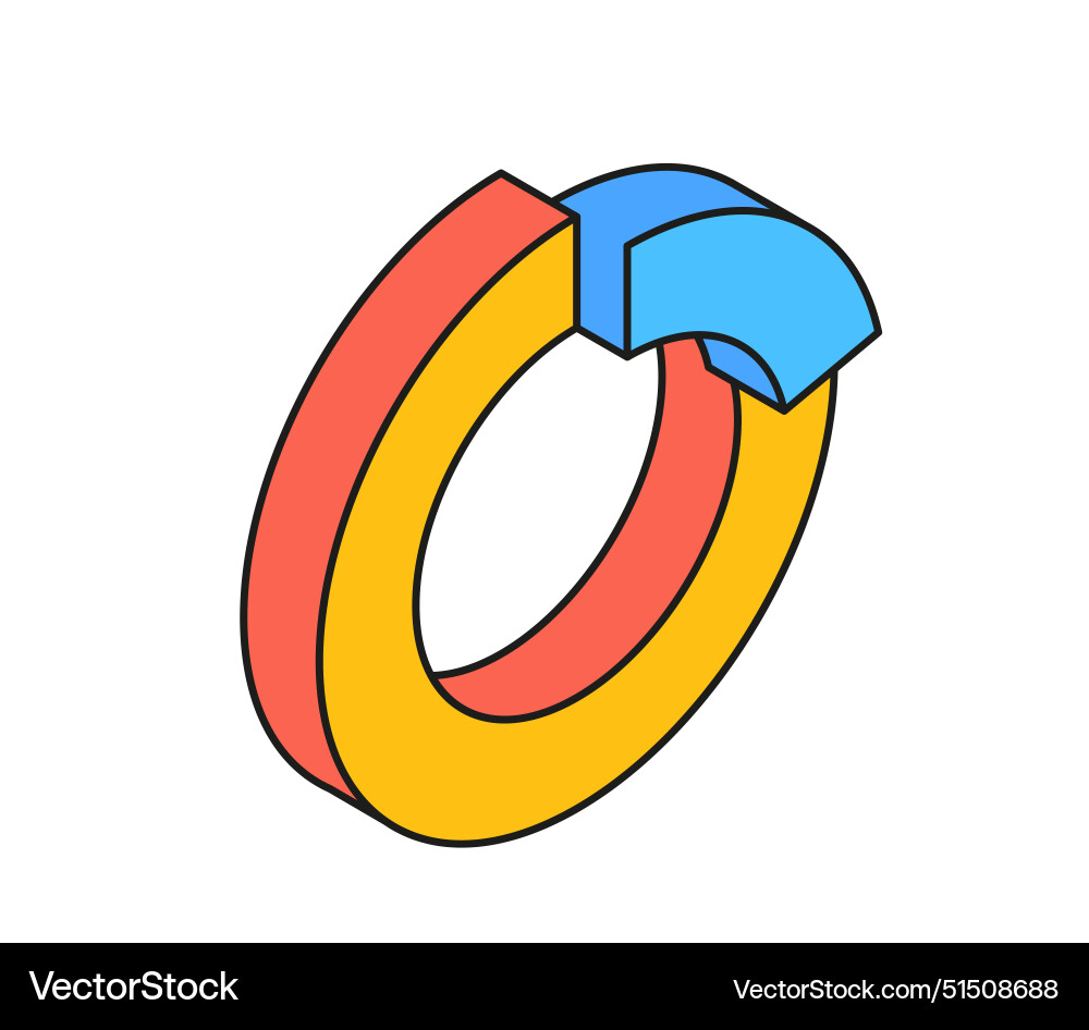 Marketing isometric icons Royalty Free Vector Image