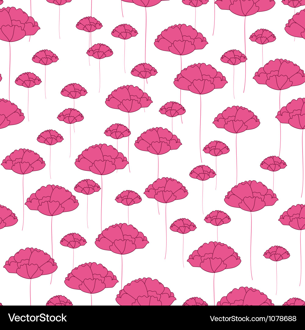 Pink floral pattern Royalty Free Vector Image - VectorStock