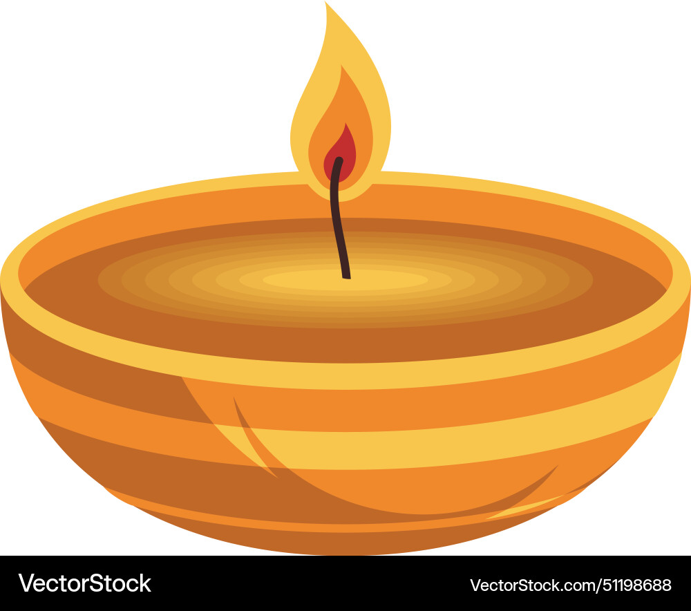 Waisak lamp decoration Royalty Free Vector Image