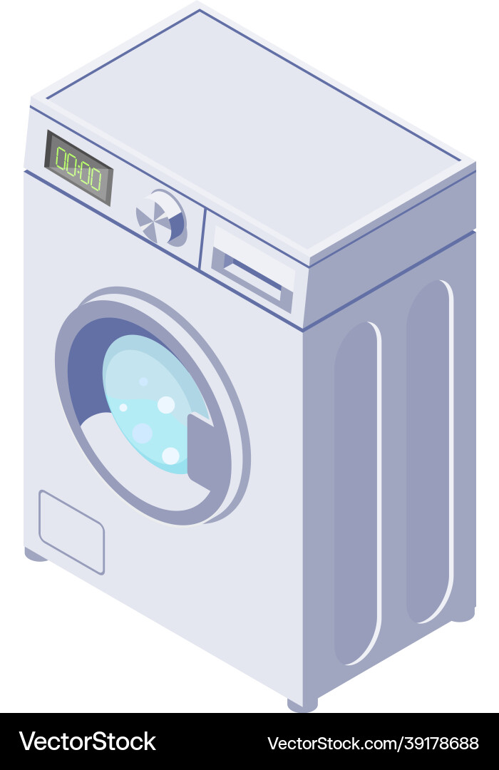 Washing machine icon Royalty Free Vector Image