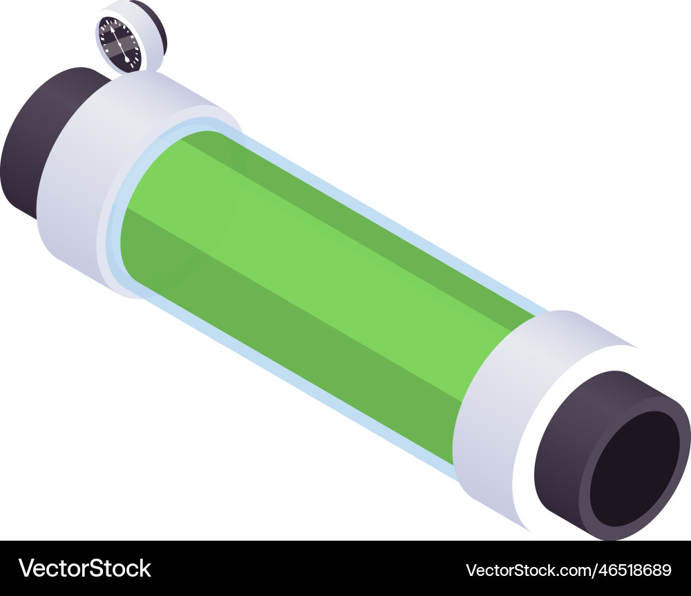 Isometric pipe Royalty Free Vector Image - VectorStock
