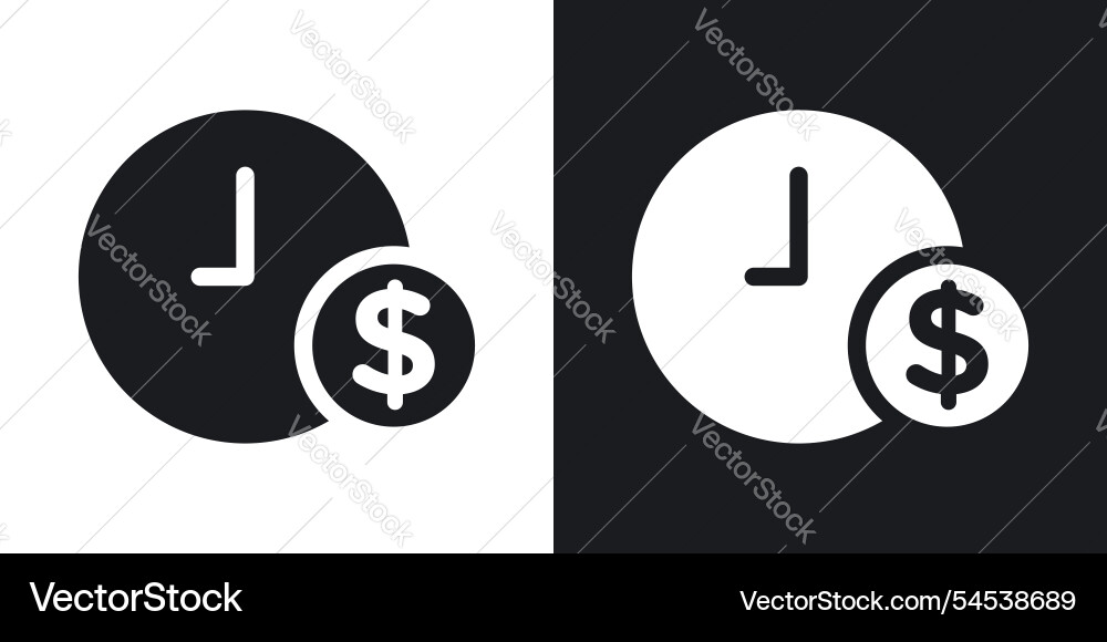 Long term investment icon Royalty Free Vector Image