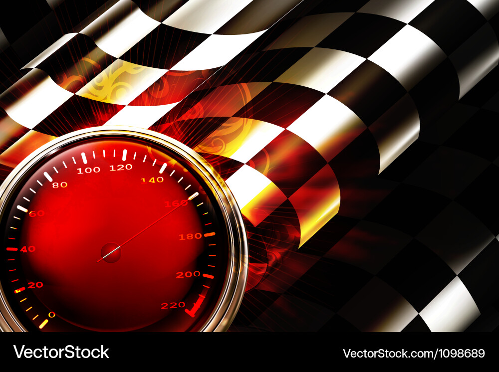 Racing background horizontal Royalty Free Vector Image