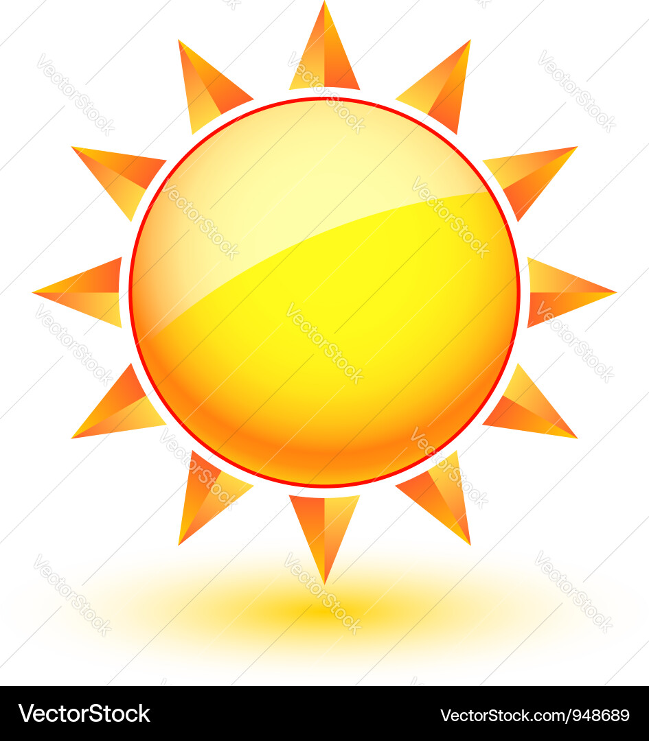 Sun Royalty Free Vector Image - VectorStock