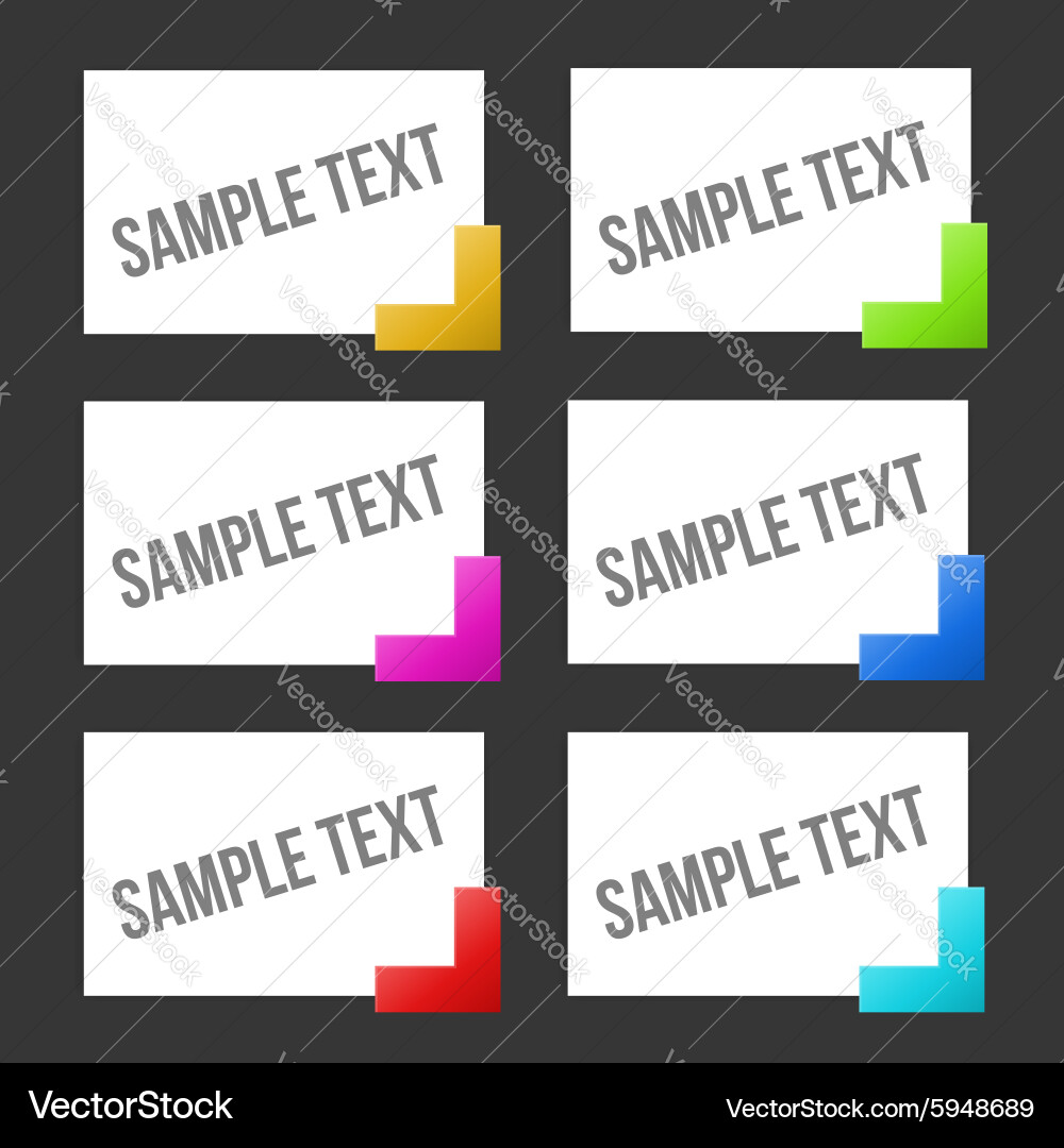 Text tags Royalty Free Vector Image - VectorStock