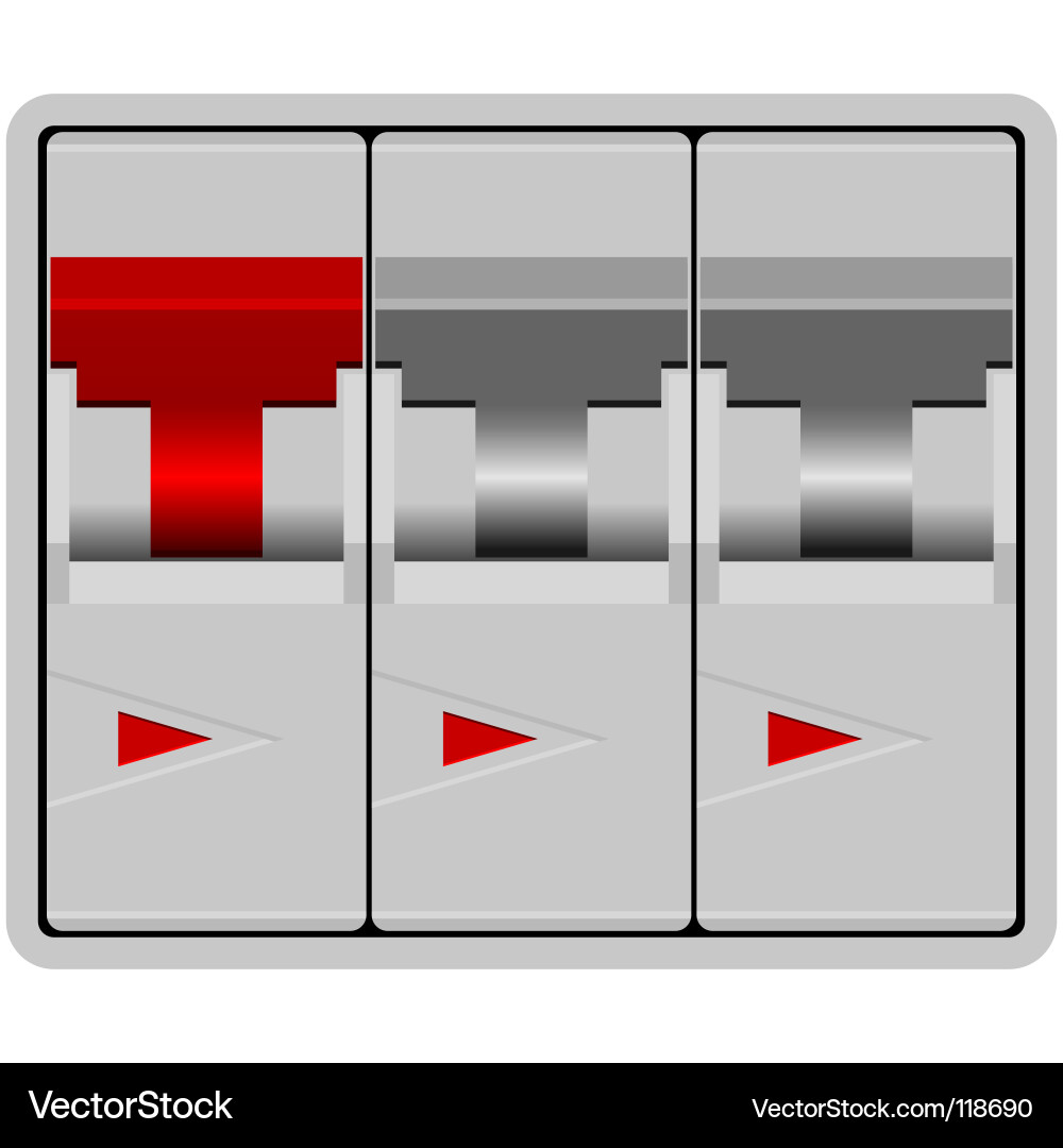Circuit breaker Royalty Free Vector Image - VectorStock