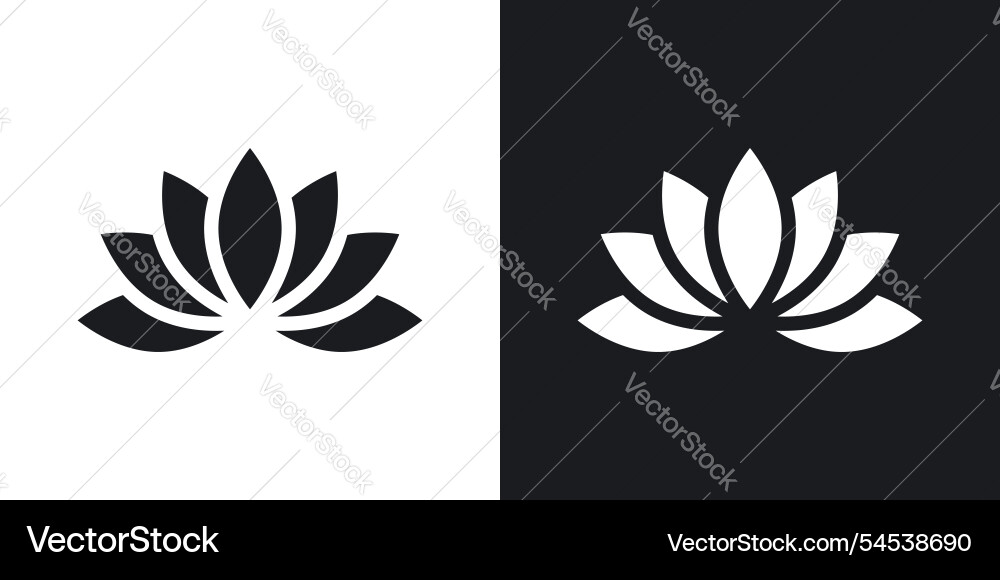 Lotus icon Royalty Free Vector Image - VectorStock