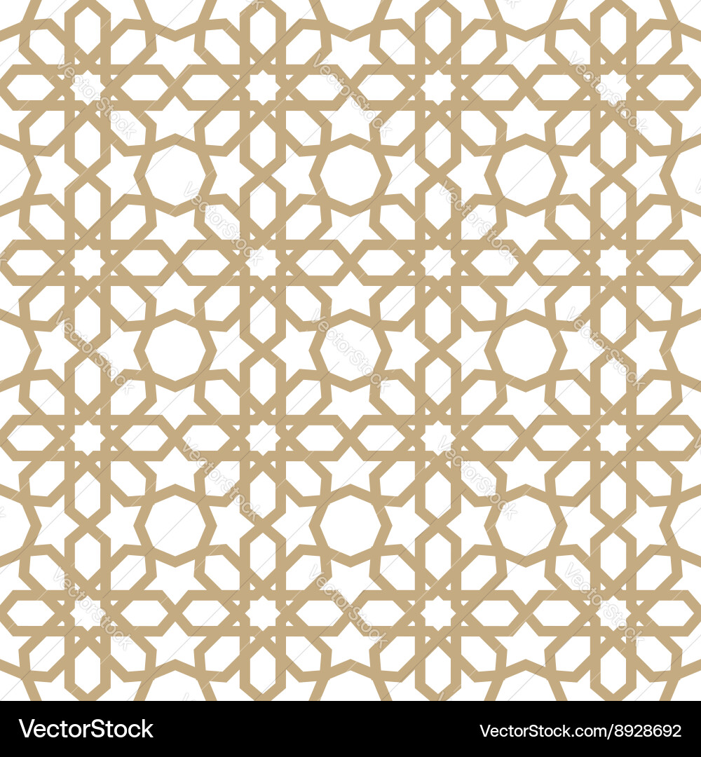 Arabic pattern Royalty Free Vector Image - VectorStock