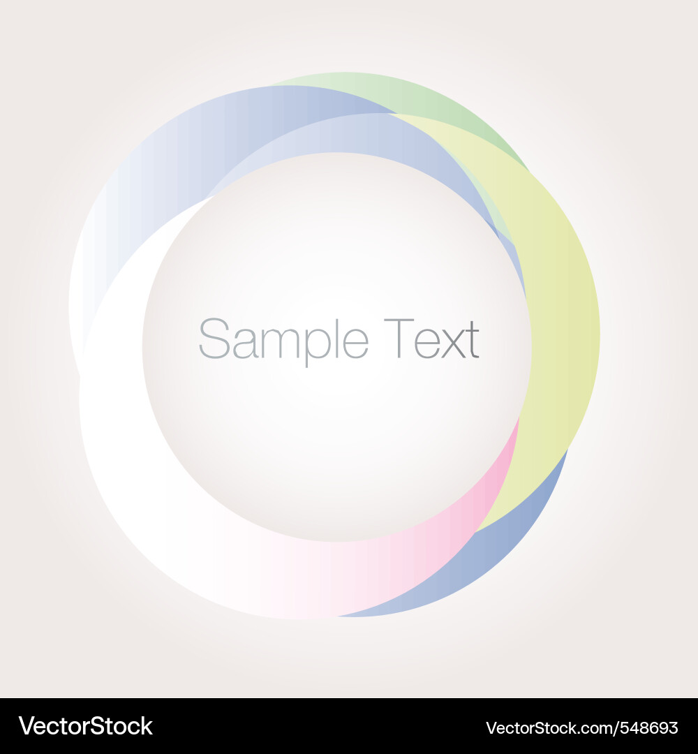 Abstract round background Royalty Free Vector Image