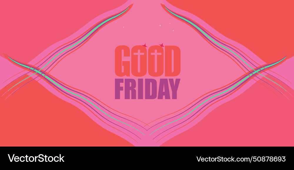 Inspiring design good friday Royalty Free Vector Image